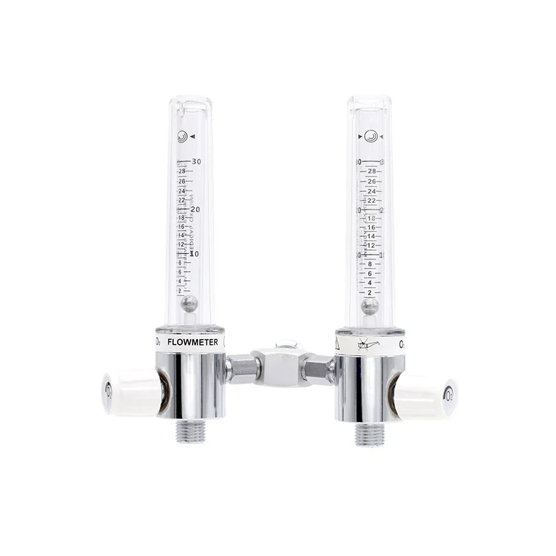 Jis Oxygen Flowmeter Brass Body Medical Flowmeter With Humidifier ...