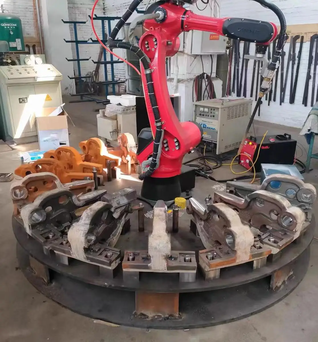 Six Axis Robot Arm With 10kg Capacity 1.5m Arm Cnc Industrial Automatic ...