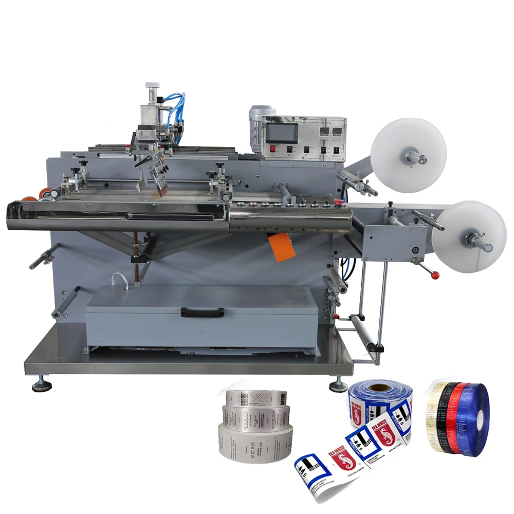 Auto Silk Screen Label Printing Machine For Webbing Sling,Elastic Tape ...