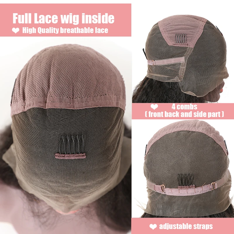 Alibaba.com: Cuticle Aligned Virgin Hair 360 Full Lace Wig, HD Water ...