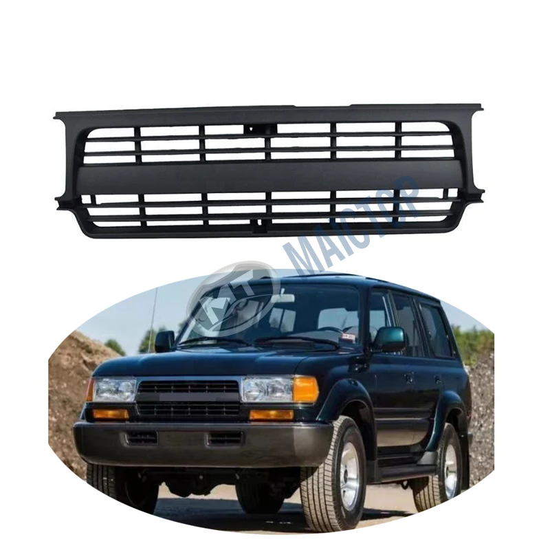 Maictop Car Accessories Front Bumper Grille Grill For Land Cruiser 80 ...