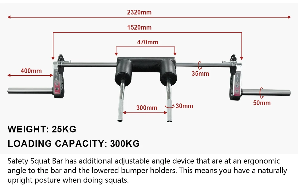 Transformer Safety Bar Home Gym Transformer Bar Safety Squat Bar ...