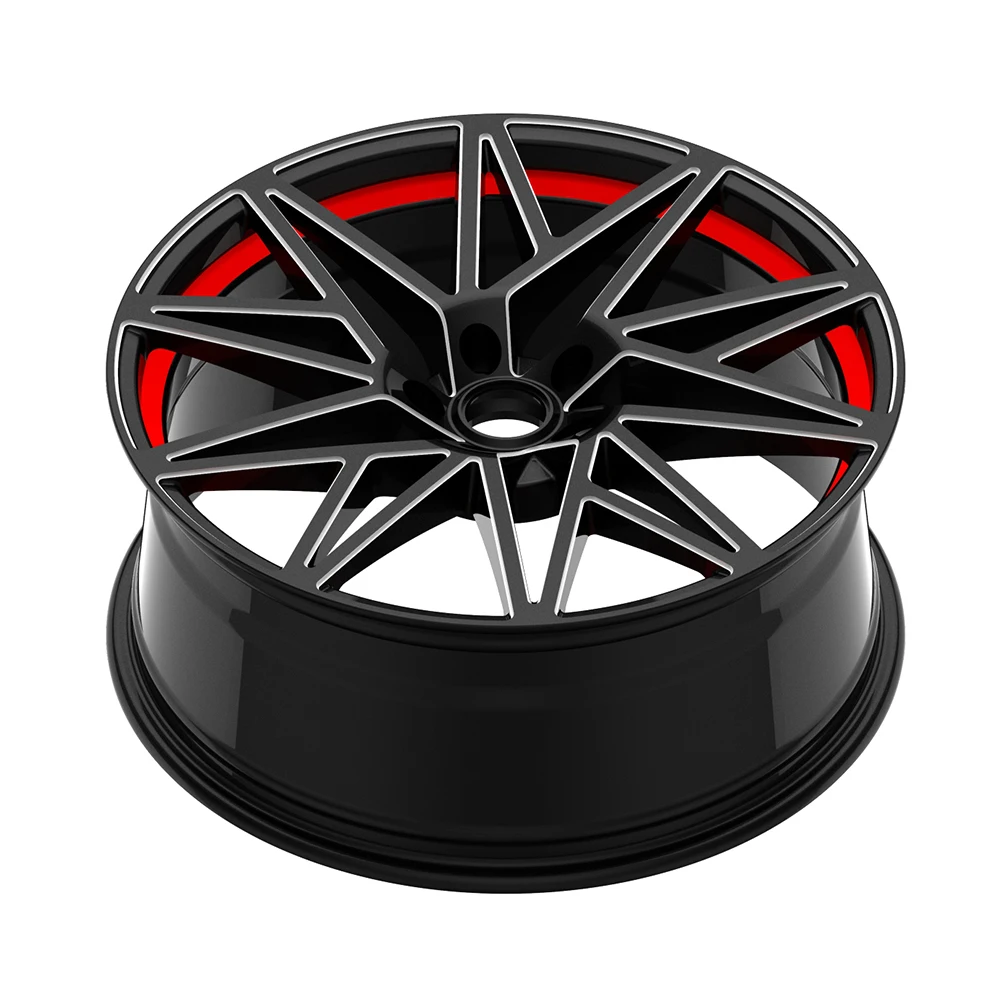 DX132 Popular 20inch Undercut Red 5x114.3 5x120 Car Wheel Passenger Car ...