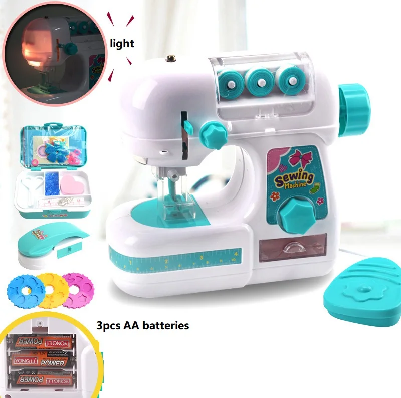 Hot Sell Children Diy Role Play Mini Pretend Play Toy Plastic Sewing ...
