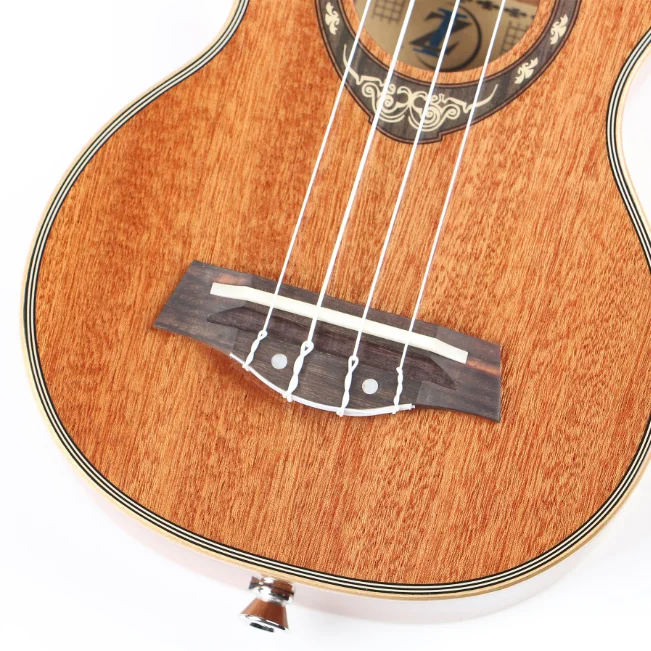 Online Hot Sell Sapele Thin Body 21 Inch Soprano Ukulele Natural Color ...