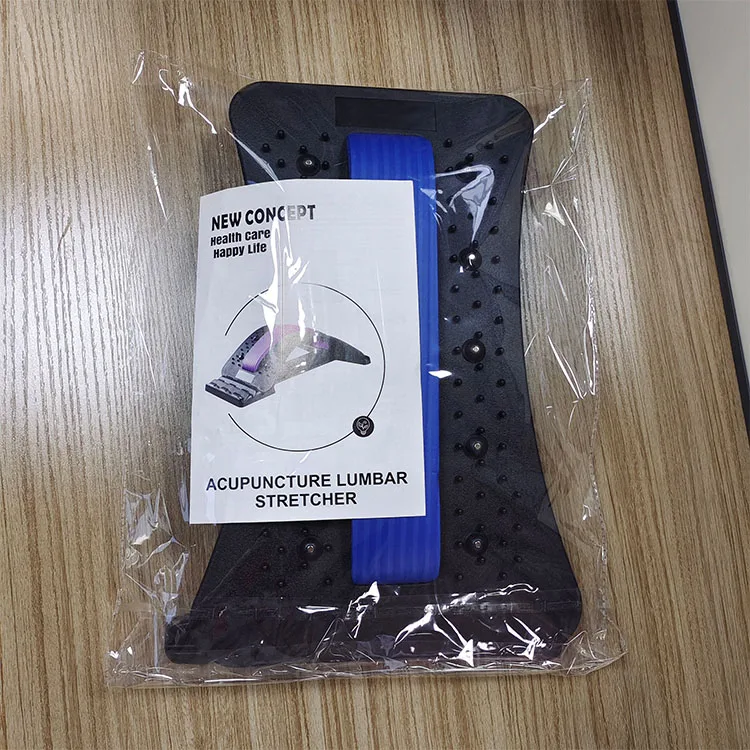 3 Adjustable Settings Back Cracker Board Chiropractor Lumber Massager ...