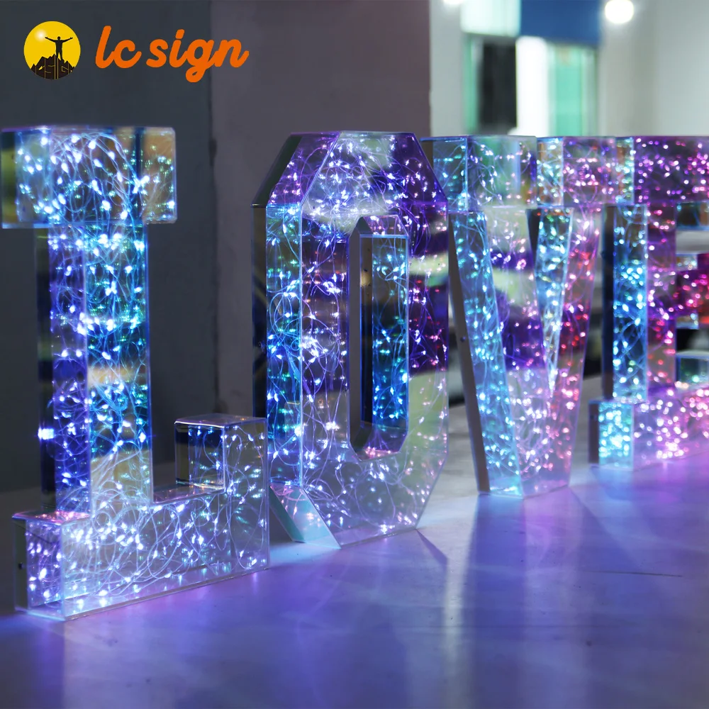 Large Letter Sign,Light up Letters, A-Z Light Letters,Wedding and Event ...