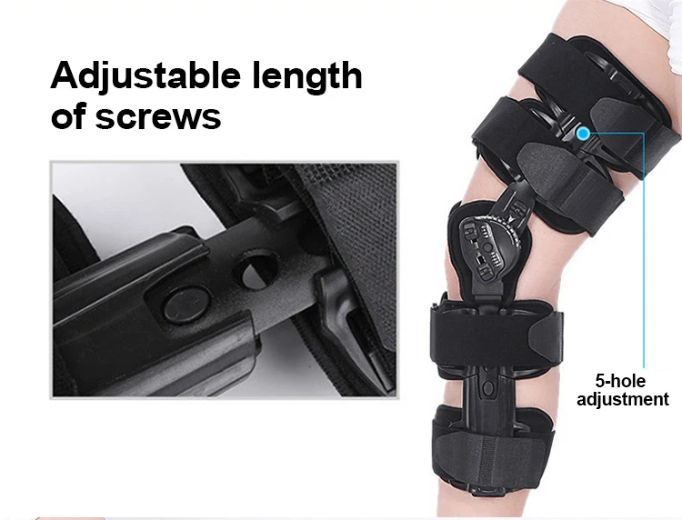 Medical Orthopedic Post Op Hinged Leg Stabilizer Brace Adjustable Rom ...