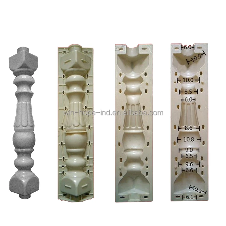 ABS Plastic Baluster Mold for Precast Concrete Fences & Steps ODM
