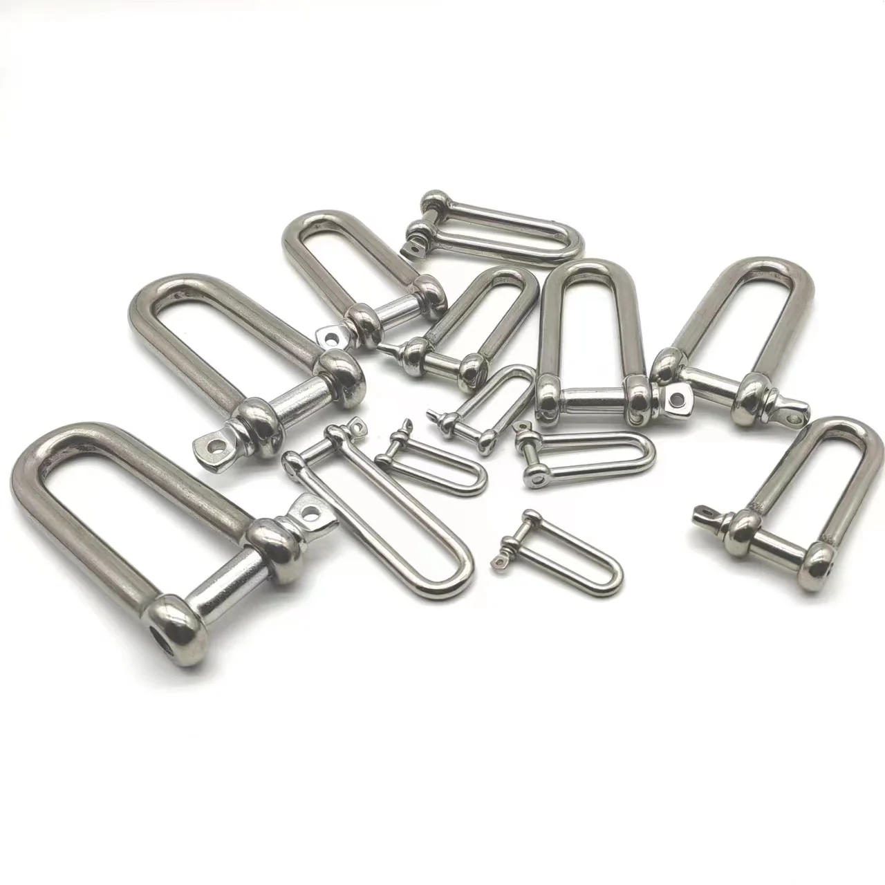 Threaded Thread Adjustable Bow Shackle For Steel Wire Rope Links ...