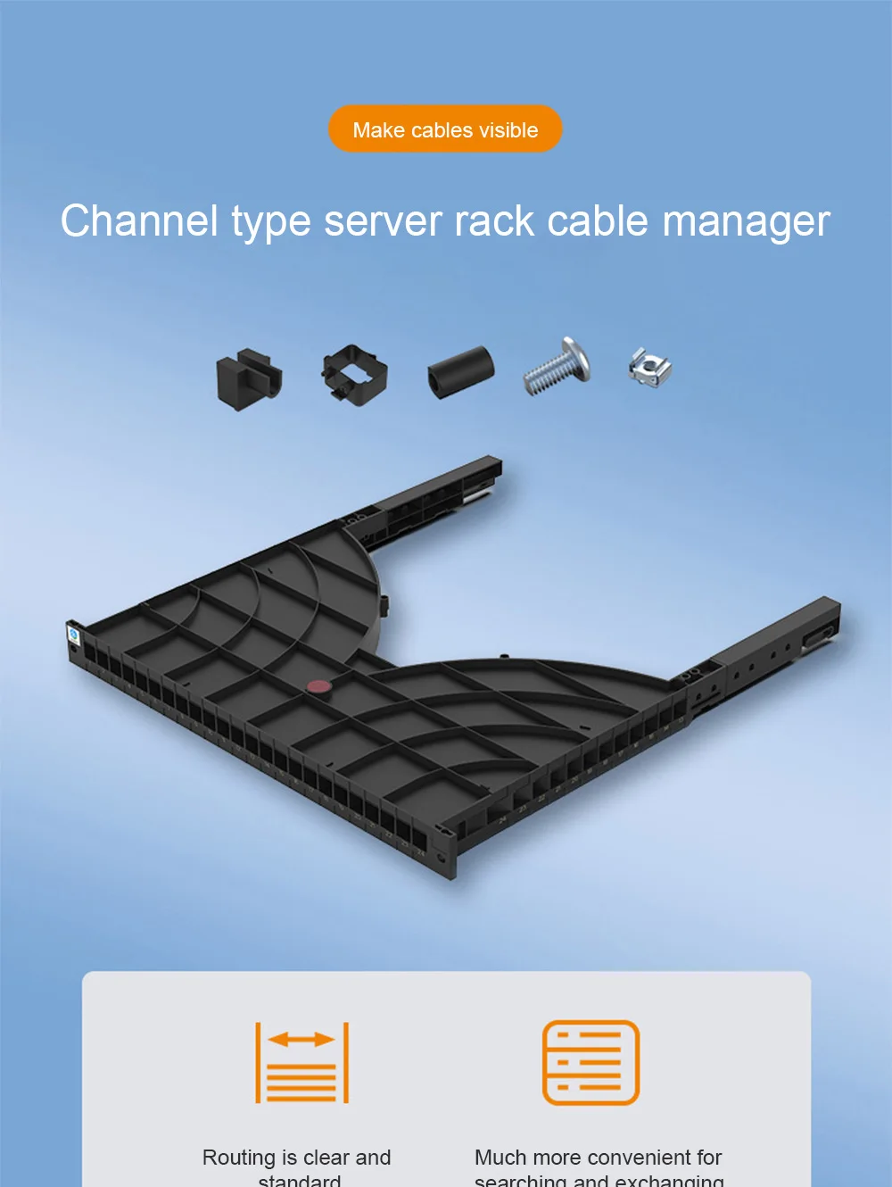 Channel Type Cable Management Tray - COBTEL Solutions
