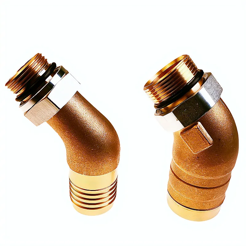 45 Degree BSPT Elbow Male Thread Brass Hydraulic Fittings