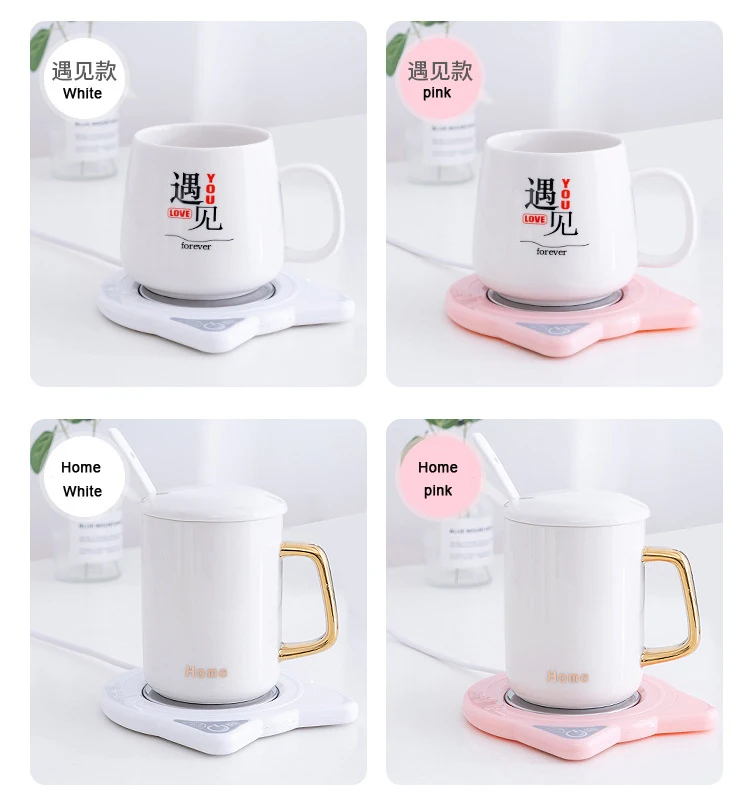 Mini Portable Usb Cup Warmer 3 Gear Coffee Mug Heating Coaster Smart ...