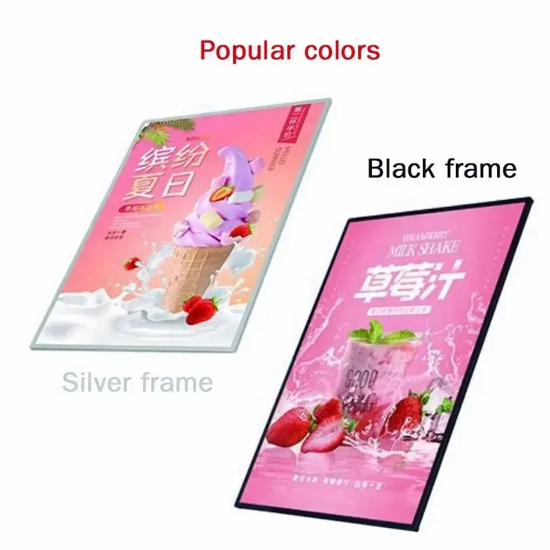 Led Aluminum Light Box Wall-mounted Replaceable Pull-out Ultra-thin ...