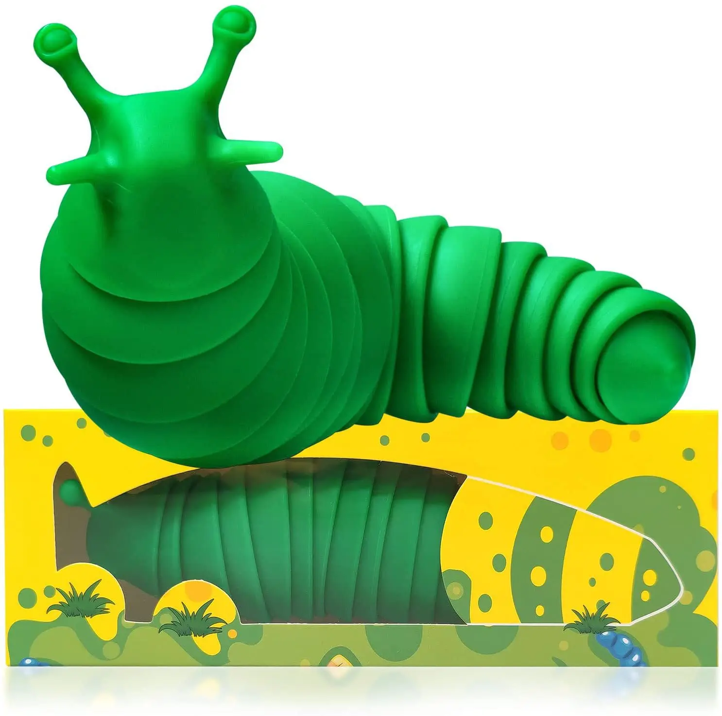 Sensory Stress Relief Toys Slug Fidget Toy 3d Print Plastic ...