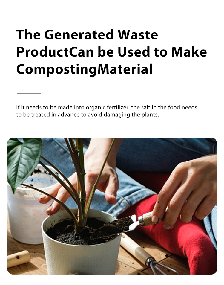 2.5L Food Processor - Efficient Kitchen Waste Disposal