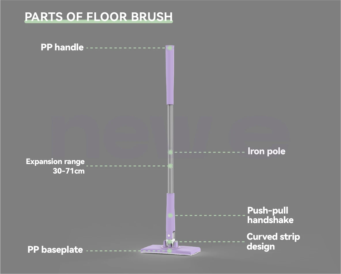 2024 New Products Bathroom Mini Mop - Automatic Cleaning