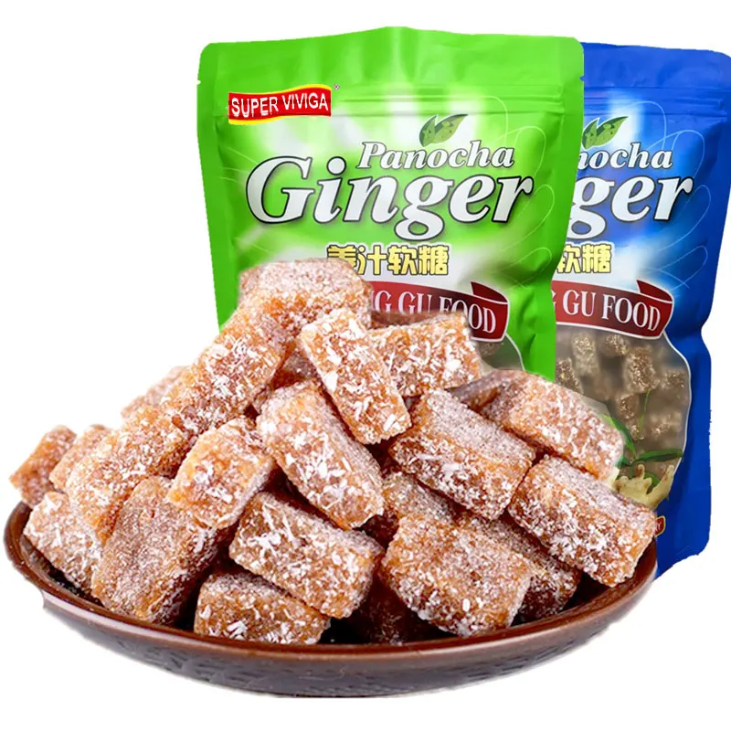 Wholesale Jar Packing Gingerbon Caramelo - Spicy Gummy Candy
