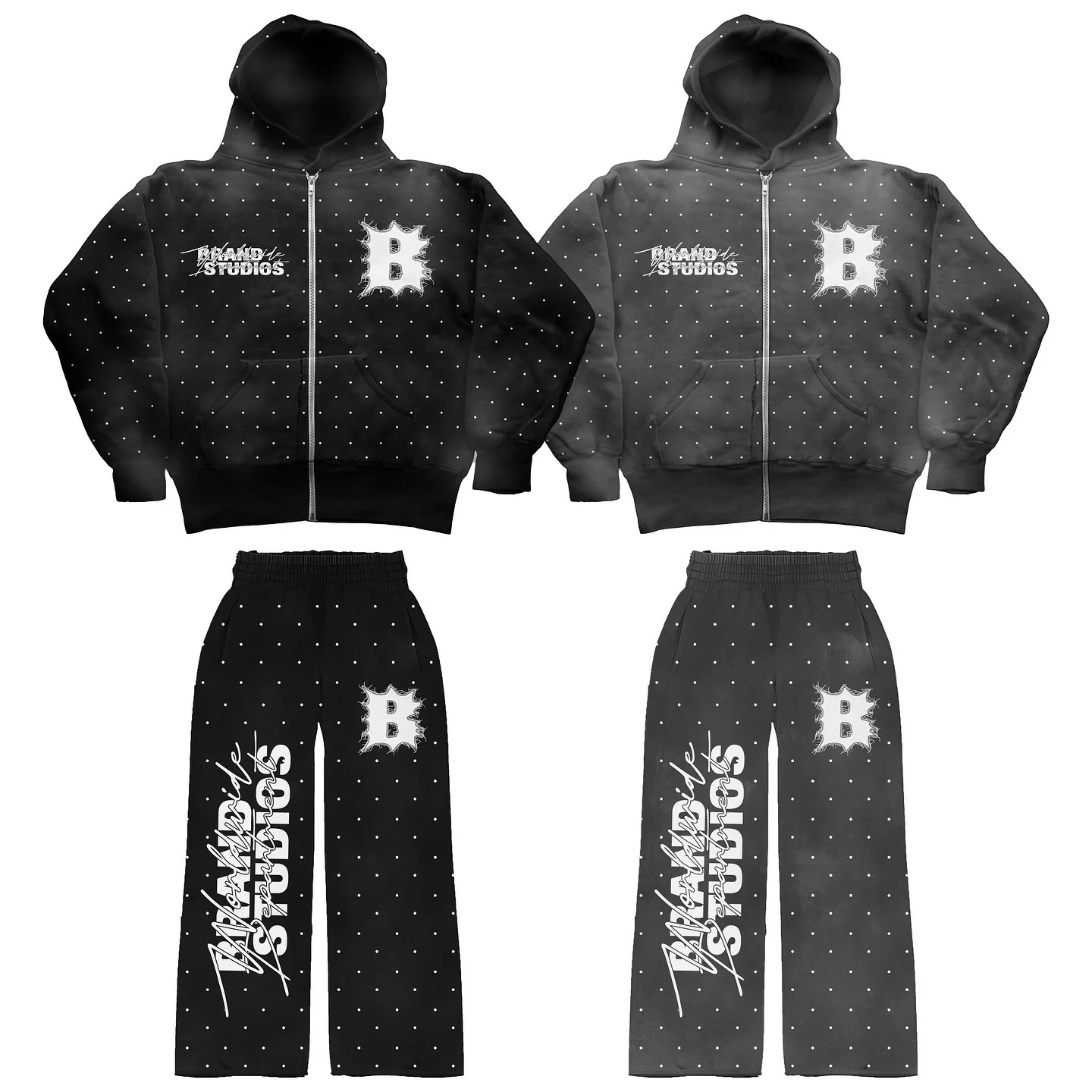 Custom Men’s Heavyweight Streetwear Oversized Set