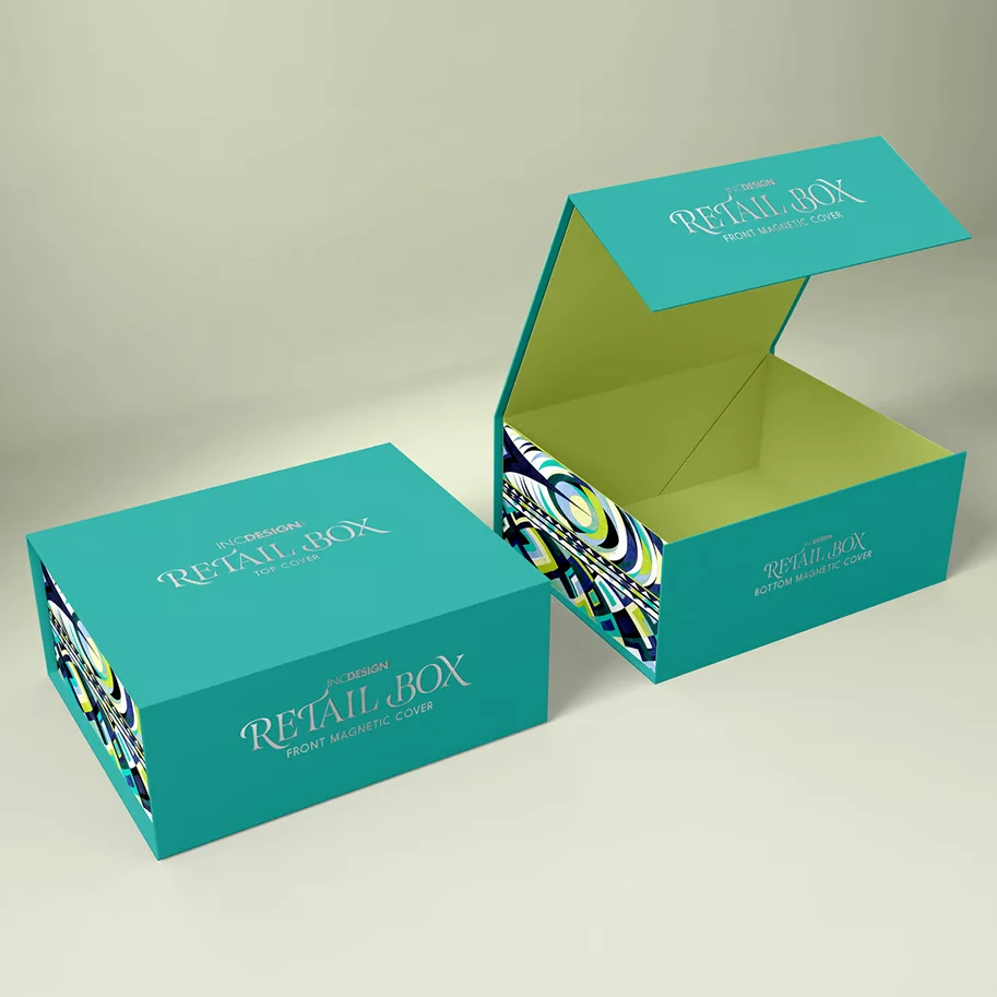 Custom Luxury Rigid Magnet Folding Shoe Box - Gift Box