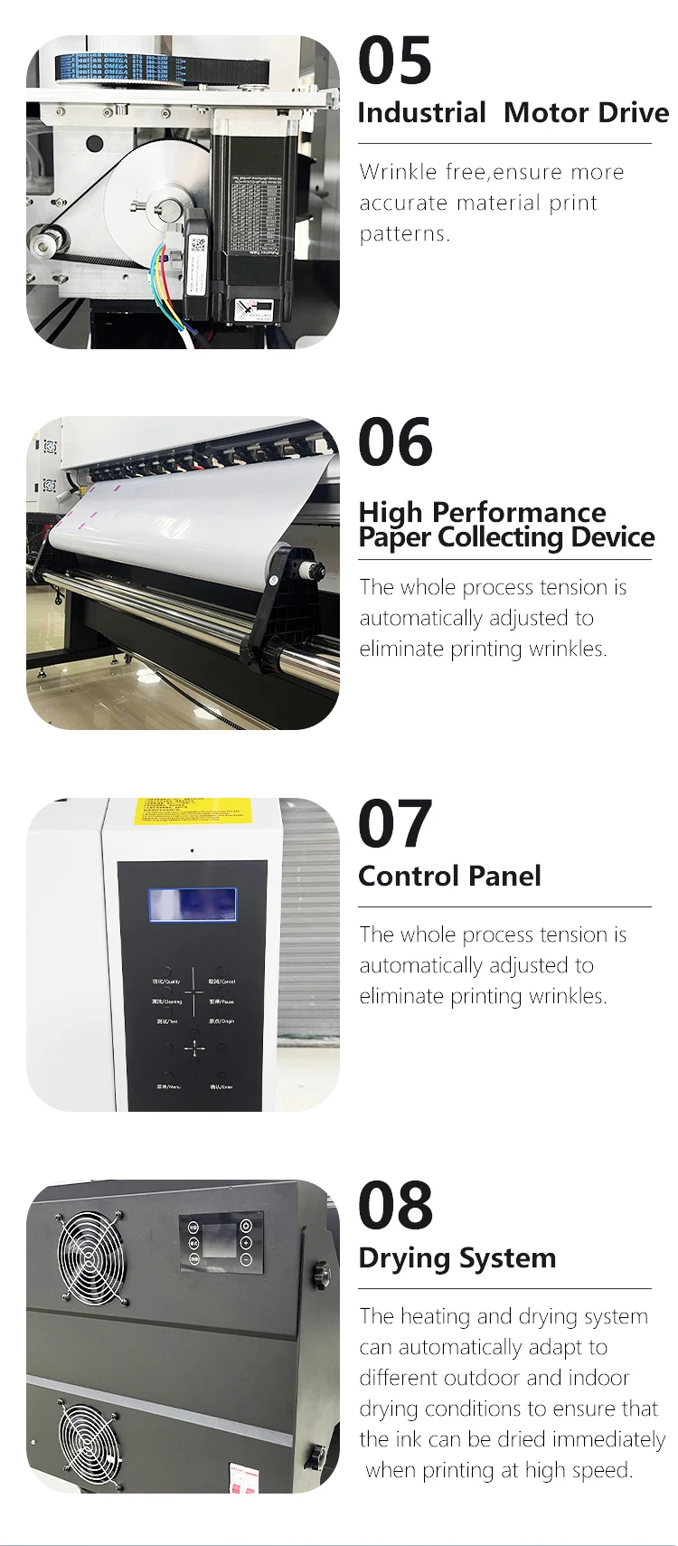 Audley 4 Eps I3200 Head Large Format Sublimation Printer Inkjet Printer ...