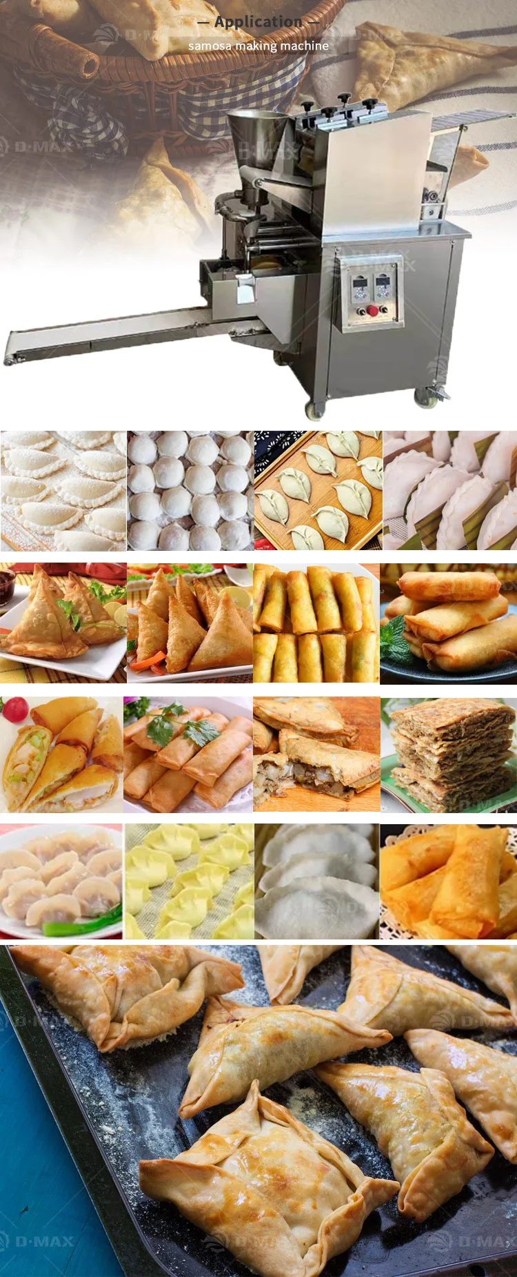 Fully Automatic Samosa Make Folding Empanada Maker Dumpling Machine ...
