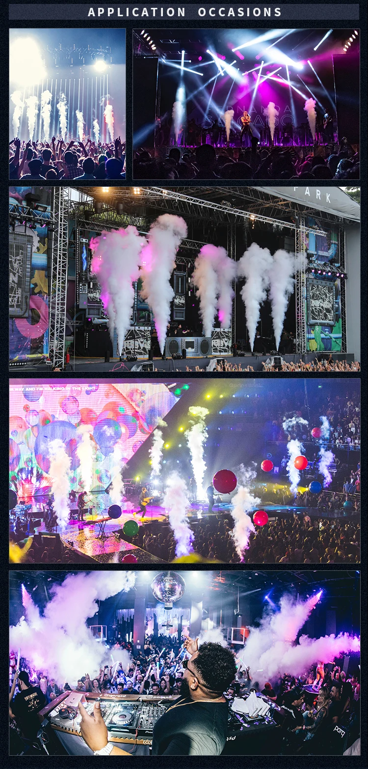 1500w/3000w Led Air Column Fog Smoke Machine Equipment For Wedding ...