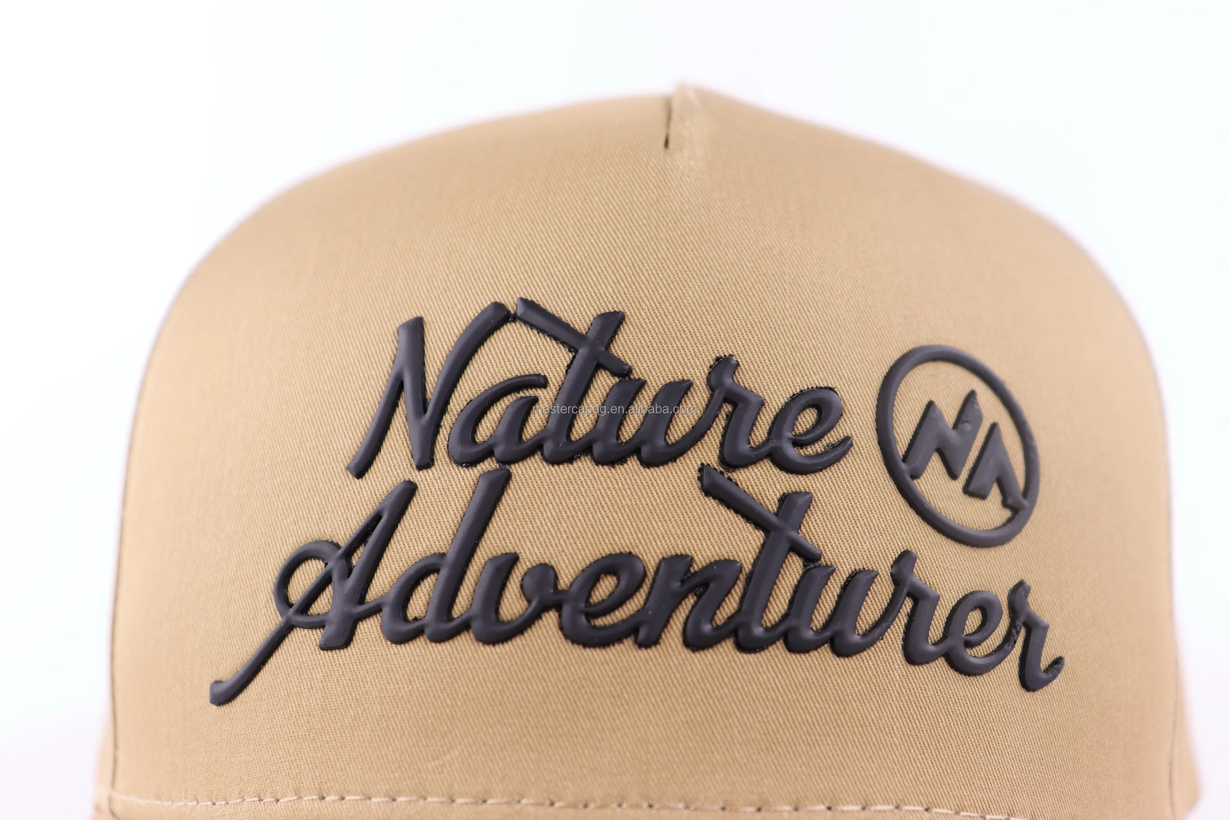 Custom 5 Panel Baseball Caps with Curved Brim & TPU Patch