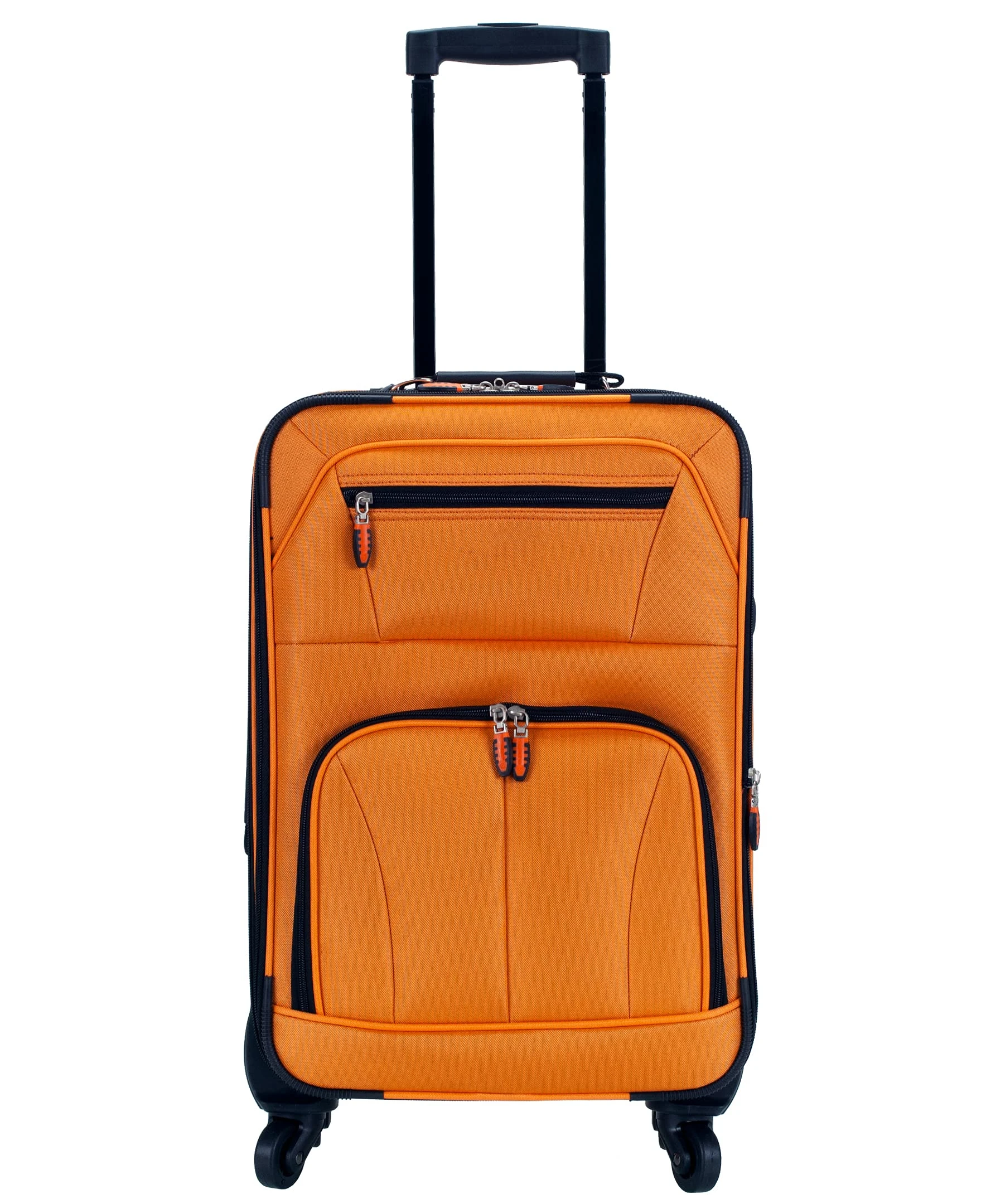 Expandable Portable Lightweight Suitcase Soft Travel Upright Luggage ...