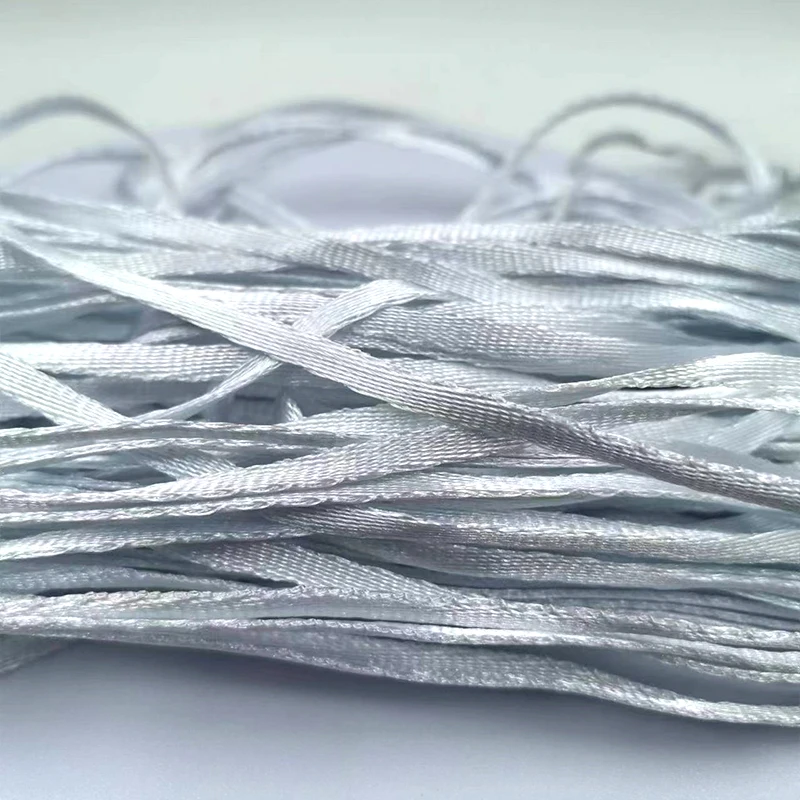 High Quality 0.5cm Width Recycled 100% Polyester Webbing Clothing Shoe ...