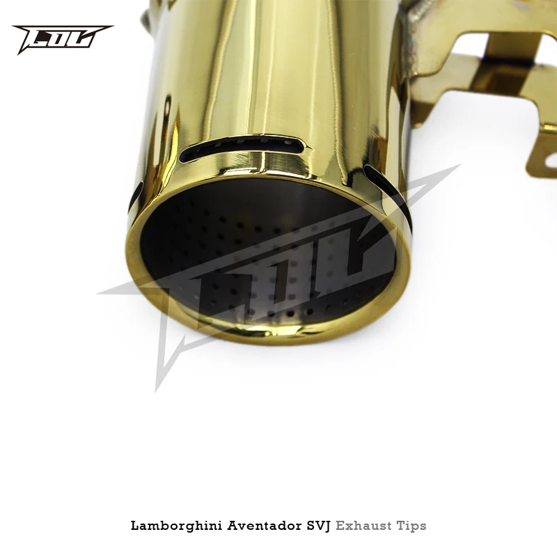 Exhaust Tips For Lamborghini Aventador Svj Stainless Steel Tail Mouth ...