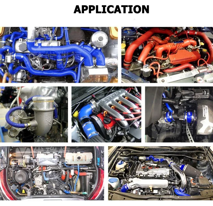 Custom Automotive Car Radiator 90 Degree Reducer Elbow Silicone Hose ...