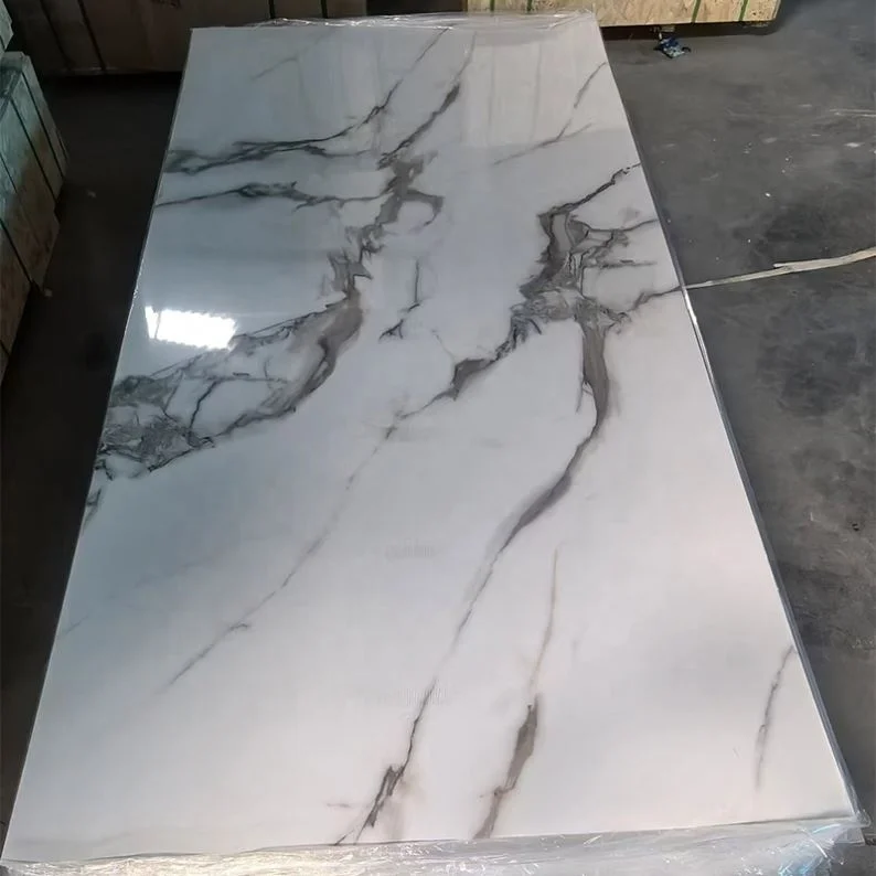 UV Marble Sheet Poly Marble Sheet Faux Stone Wall Panel 4*8 Marble ...