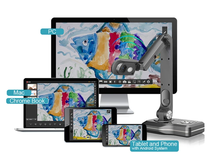 Overhead Digital Wireless Visual Presentation Presenter Wifi Document ...