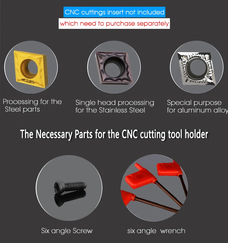 S12m-sclcr06cnc Internal Turning Tool Holders 95 Degree Boring Bar For Ccmt Inserts - Buy S12m ...