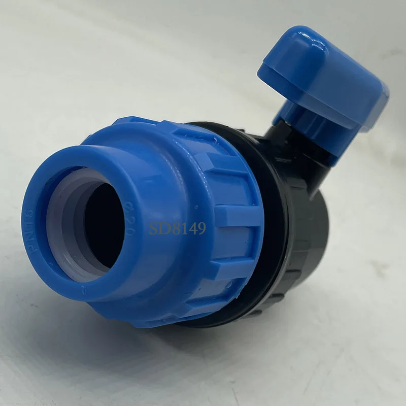 Irrigation System Pe Pipe Pn16 Male Female Pp Single Union Ball Valve ...