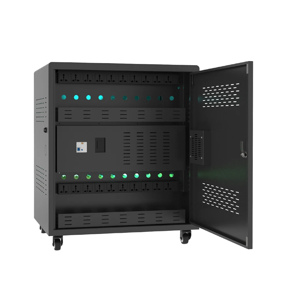 Visible Door 20 Chromebook Charging Cabinet Laptop Charging Trolley ...