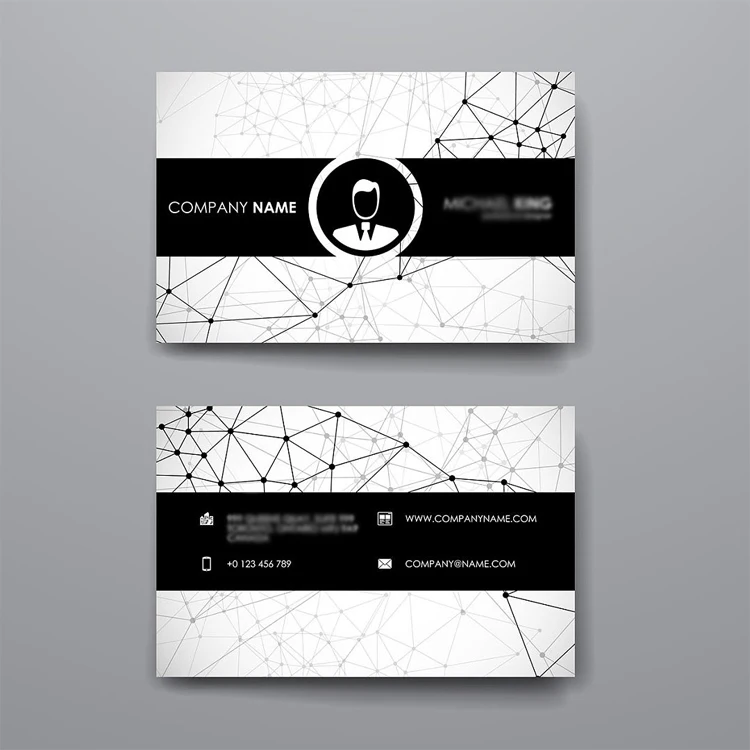 Customized Bio Paper NFC Business Card Printing Luxury Gold Foil RFID ...