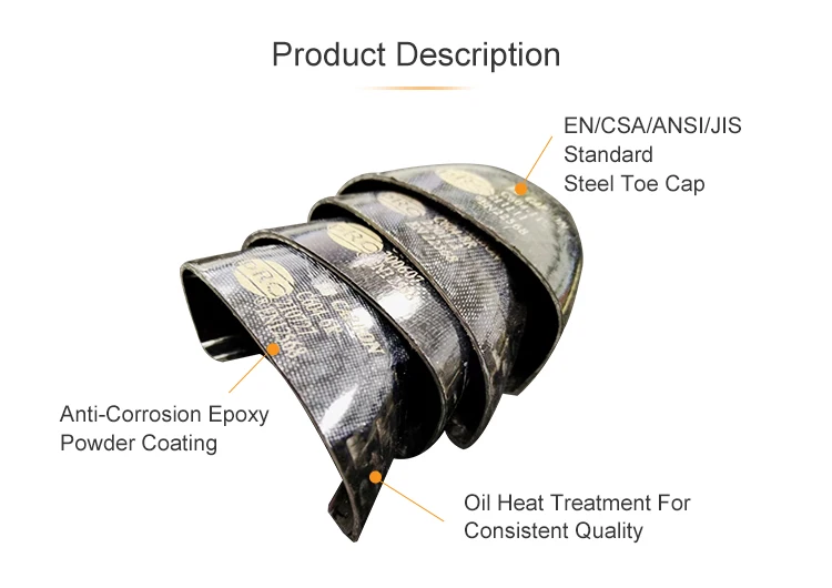 Custom Nano Carbon Fiber Glass Toe Cap Safety Shoes Composite Toe Cap ...