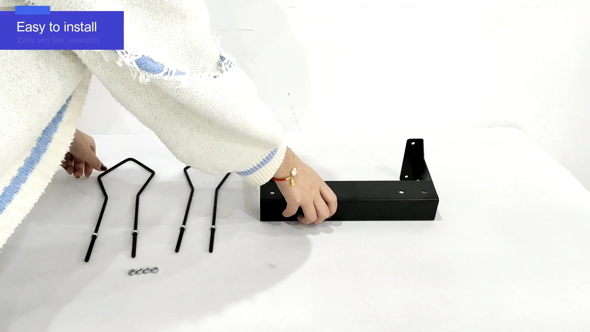 Jh-mech Glove Storage Rack Hanging Glove Display Stand Metal Wall Mount ...