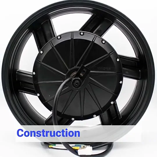 17inch 5000w 72v Hub Wheel Motor Deep Dish Dc Motor For Electric ...