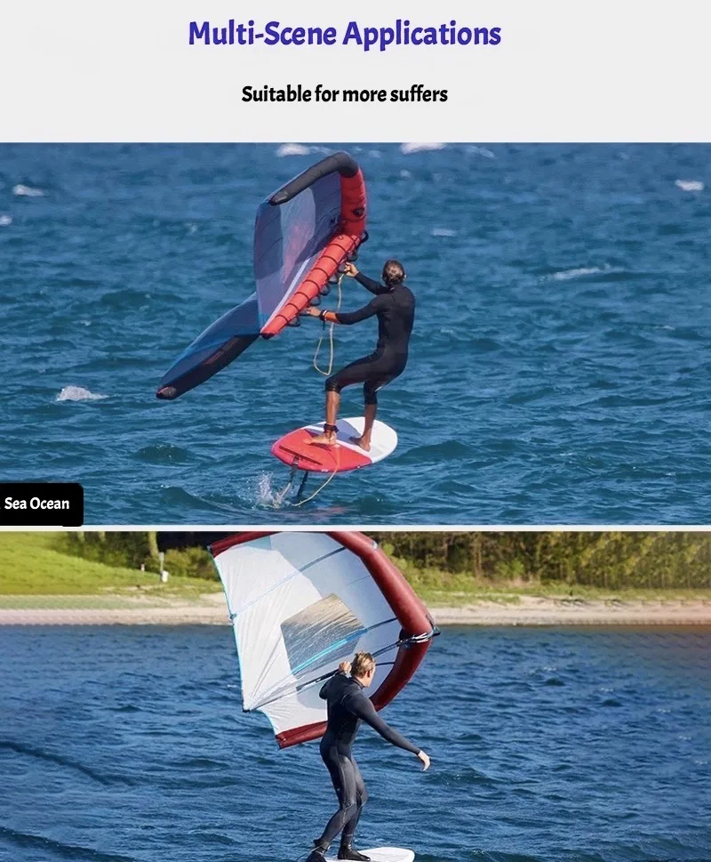 Custom Inflatable Sail 3 Piece Starboard Kite Surf 7m Set Board ...