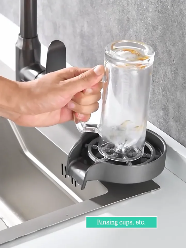 Faucet Glass Rinser For Kitchen Sinks Accessories Bar Stainless ...