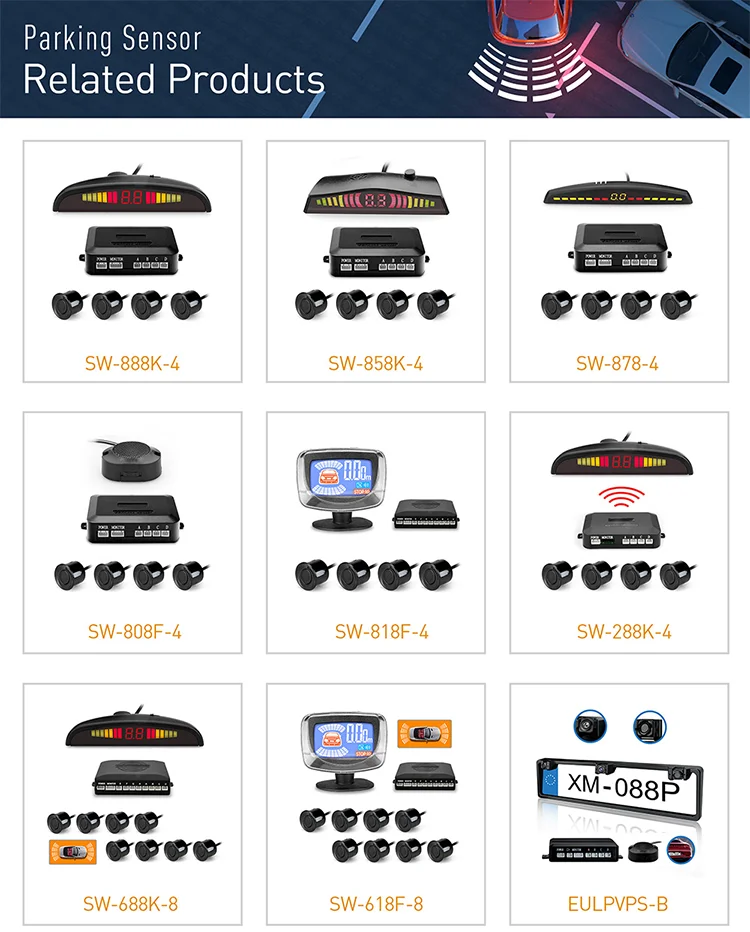 Universal Park Assist Sensor - Reliable Rear Parking Aid