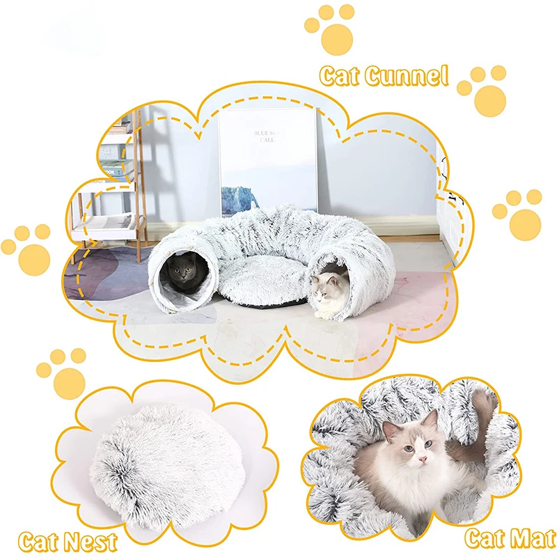 Wholesale High-quality Cat Tunnel Bed Collapsible Cat Tunnel With ...