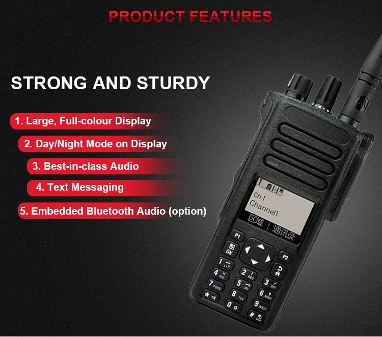 Ex Atex Mo-to Vhf / Uhf Portable Radio Transceiver Two Way Radio Dp4800 ...