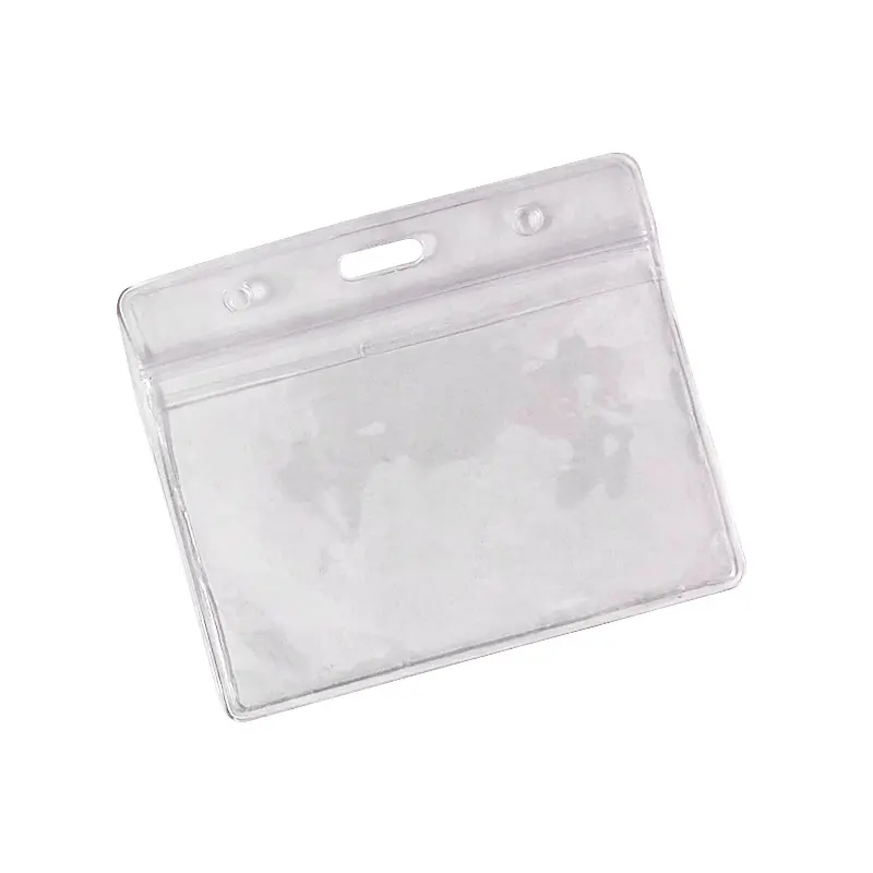 Clear Soft Pvc Card Holder Id Name Tags Badge Holder - Buy Pvc Id Card ...