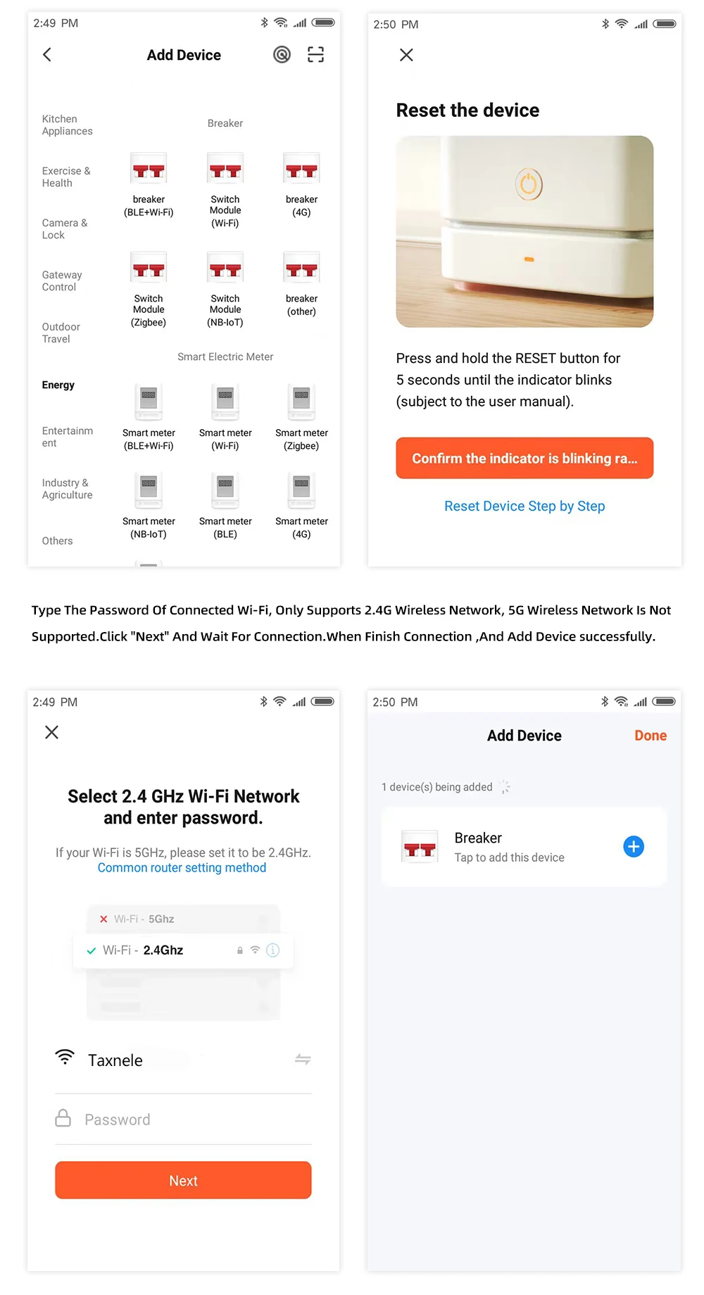 63a Tuya Wifi Smart Earth Leakage Over Under Voltage Protector Relay ...