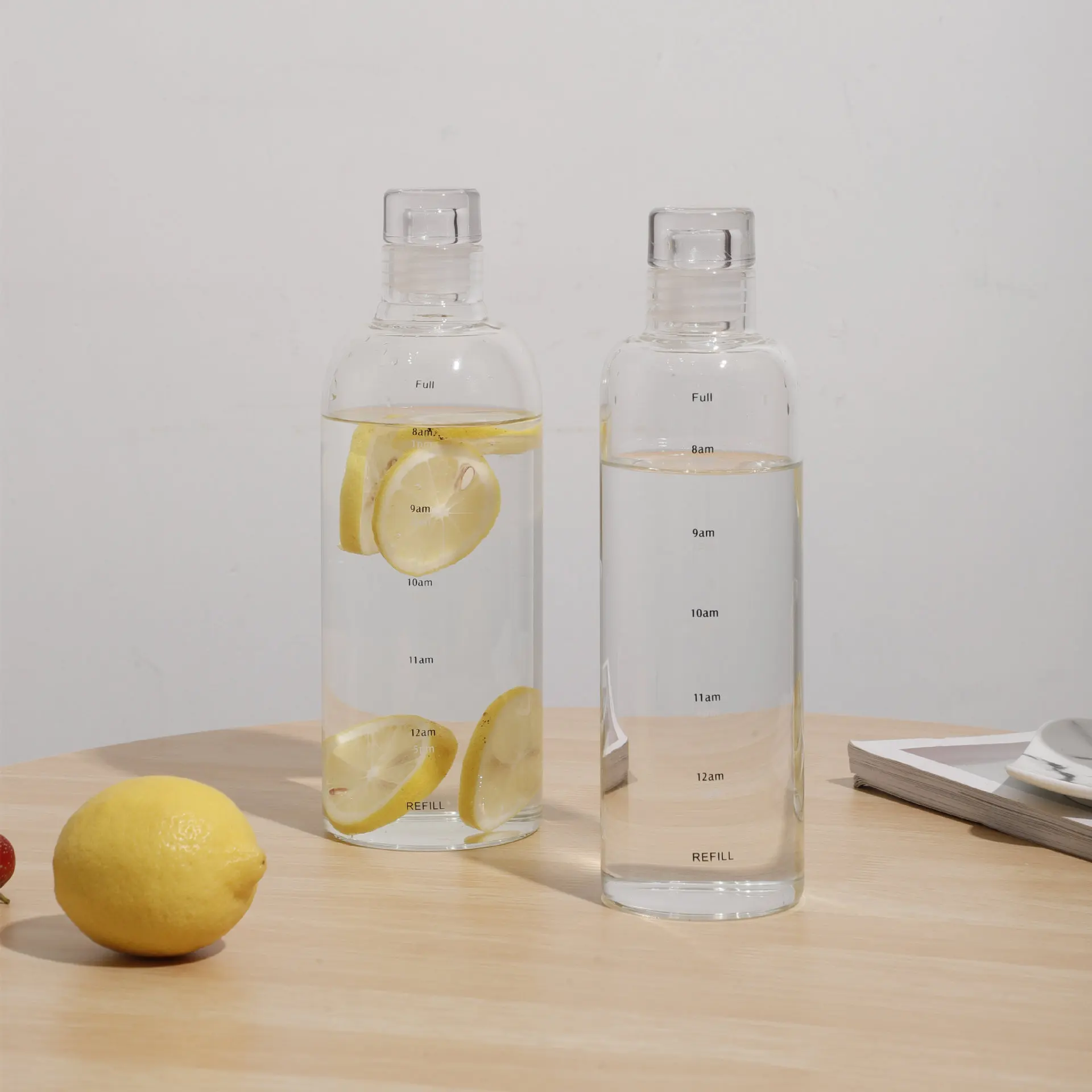 Time Scale Glass Transparent Eco Friendly Food Grade Custom Unbreakable ...