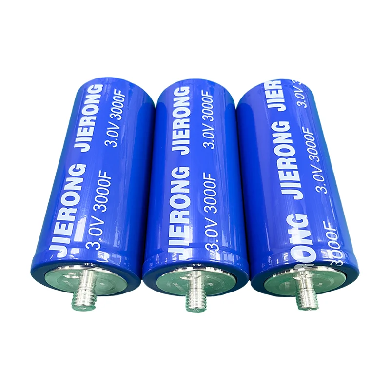 Graphene Supercapacitor 3v 3000f Cylindrical Laser Welding Fast Charging Bolt Type High Power ...